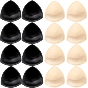 hicdaw 8 pairs bra pads inserts bra cups insert sports bra pad insert sew in bra cups for women