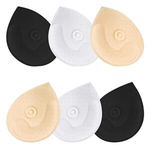 topbine bra pads inserts women's sports cups bra replacement insert for bikini swimsuit (-7 c/d 3 color, c/d)