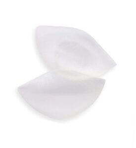 pure style girlfriends bump-and-jump-a-cup cleavage enhancing bra insert, clear, one size