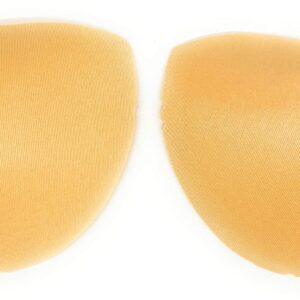 Bra Cup Pads -Inserts Foam Push Up Bra Pads Inserts - Nude Color- Size 34 B -Pack of 2 Pairs