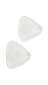 heidi klum women's triangle insert bra pads, clear, one size