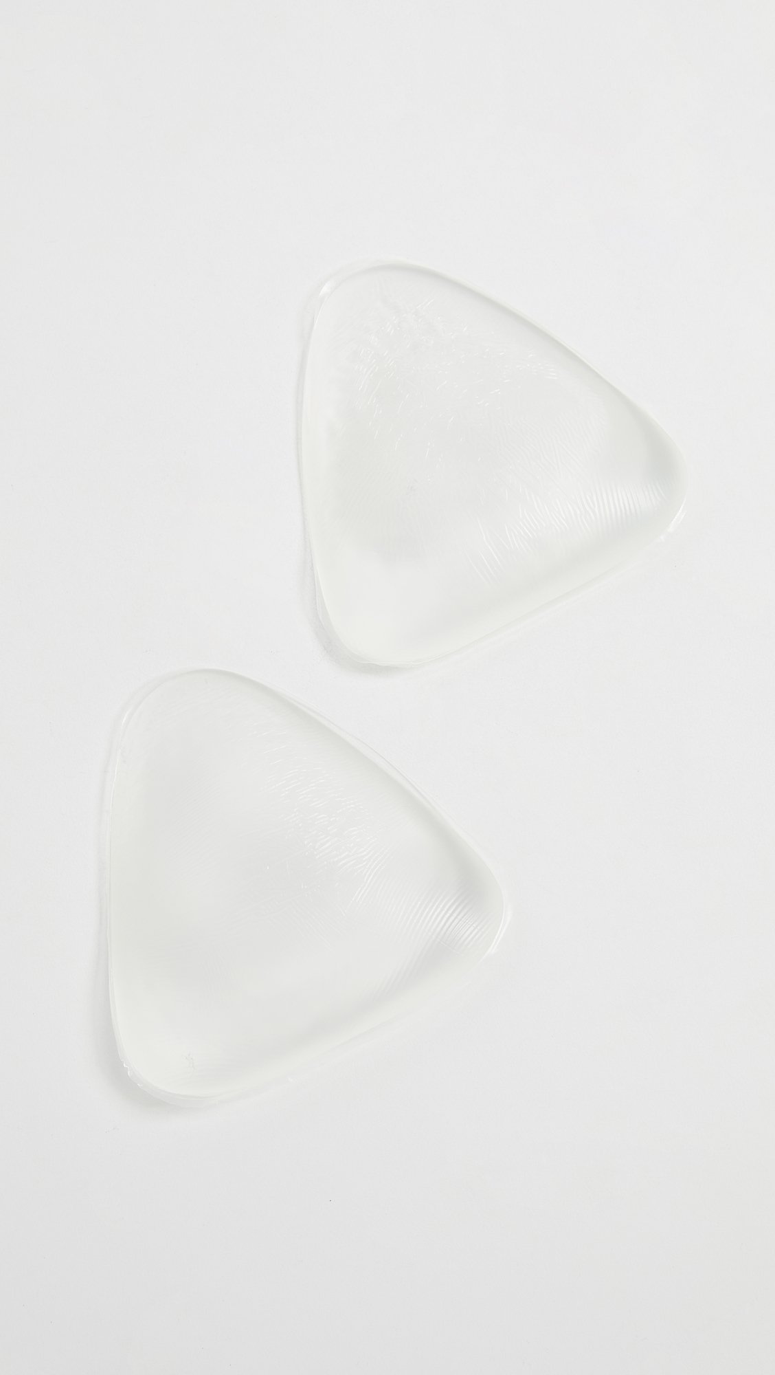 Heidi Klum Women's Triangle Insert Bra Pads, Clear, One Size