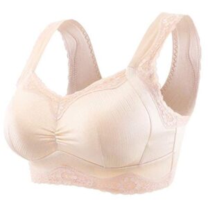 kahioe pocket bra with lighe silicone breast fake froms mastectomy bra cancer fill artificial boobs light beige