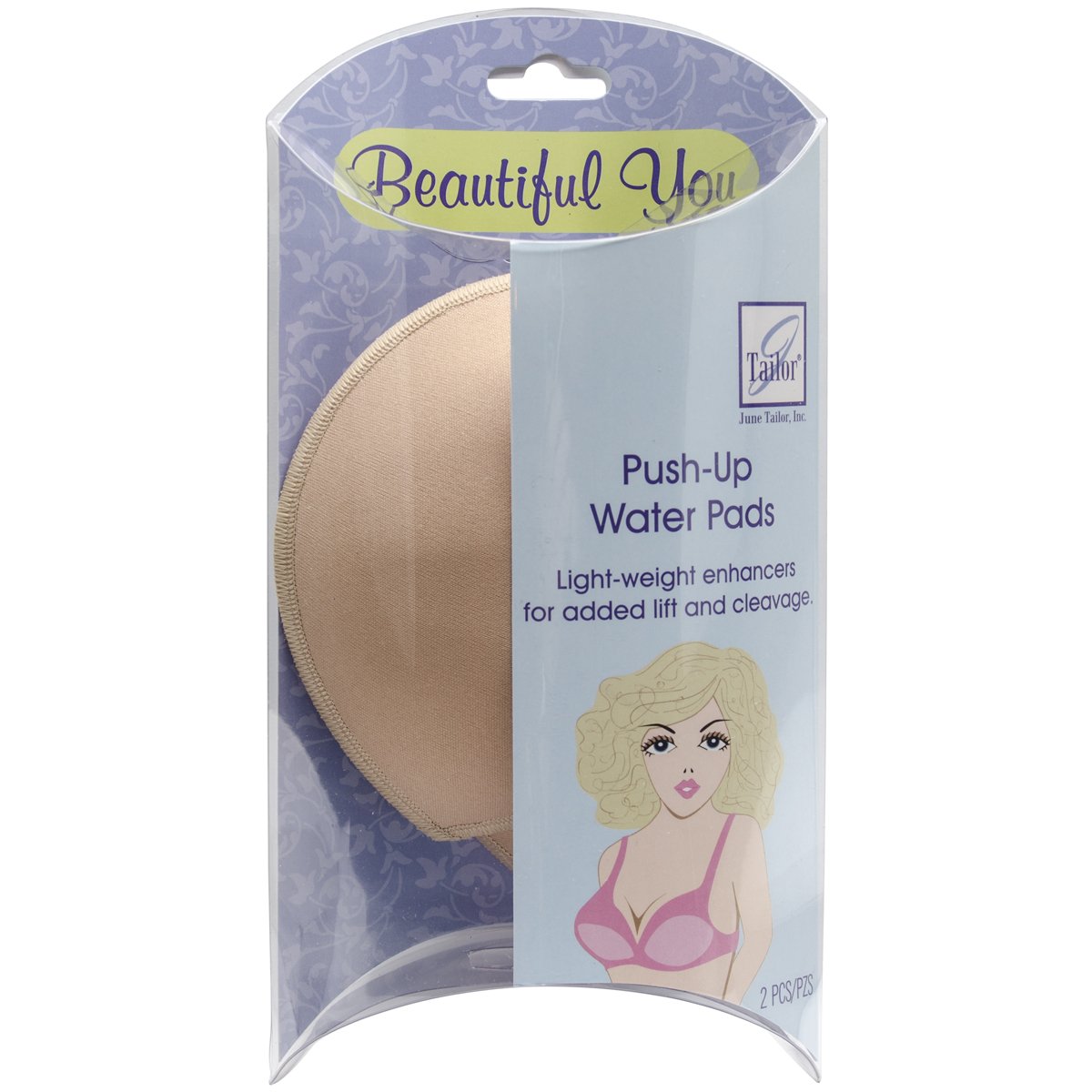 June Tailor Push-Up Water Pads, Nude