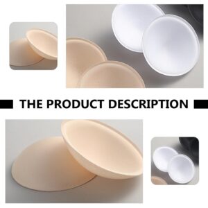 ifundom False Breasts 6 Pairs Round Bra Pads Inserts Removable Bra Cups Inserts Breathable Bra Insert Pads for Bikini Swimsuit Sport Bra Sports Bras