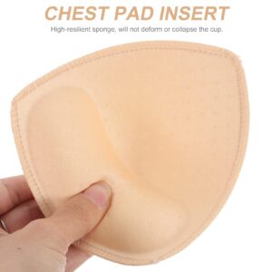 VALICLUD Womens Sports Bras Bra Pads Chicken Fillet Bra Inserts Pads Push up Breast Pad Bikini Swimsuit Breast Pads