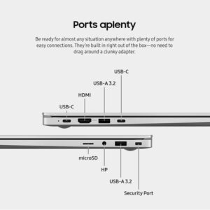 SAMSUNG 15.6" Galaxy Book3 Business Laptop Computer/Windows 11 PRO/16GB - 256GB/ 13th Gen Intel® Core™ i5 processor, 2023 Model, NP754XFG-KB3US, Silver