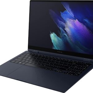 SAMSUNG Galaxy Book Pro 360 15.6'' 2-in-1 Touchscreen (i7-1165G7,16GB RAM,512GB PCIe SSD,Active Stylus),FHD Convertible Laptop,Thunderbolt 4,Backlit,Fingerprint,HDMI Cable,Windows 11 Home,Mystic Navy