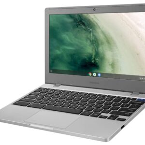 SAMSUNG Galaxy Chromebook 4 11.6” 64GB Laptop Computer w/ 4GB RAM, Gigabit WiFi, HD Intel Celeron Processor, Compact Design, Military Grade Durability, Silver (Renewed)