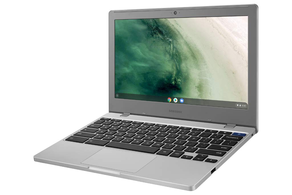 SAMSUNG Galaxy Chromebook 4 11.6” 64GB Laptop Computer w/ 4GB RAM, Gigabit WiFi, HD Intel Celeron Processor, Compact Design, Military Grade Durability, Silver (Renewed)