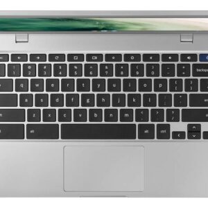 SAMSUNG Galaxy Chromebook 4 11.6” 64GB Laptop Computer w/ 4GB RAM, Gigabit WiFi, HD Intel Celeron Processor, Compact Design, Military Grade Durability, Silver (Renewed)