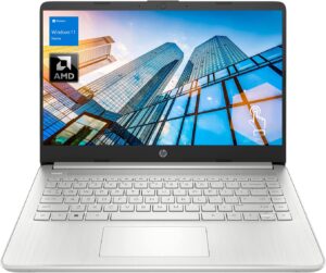 hp essential 14 laptop, 14" hd touchscreen, amd ryzen 3 5300u, 8gb ram, 512gb ssd, webcam, hdmi, wi-fi, windows 11 home, black