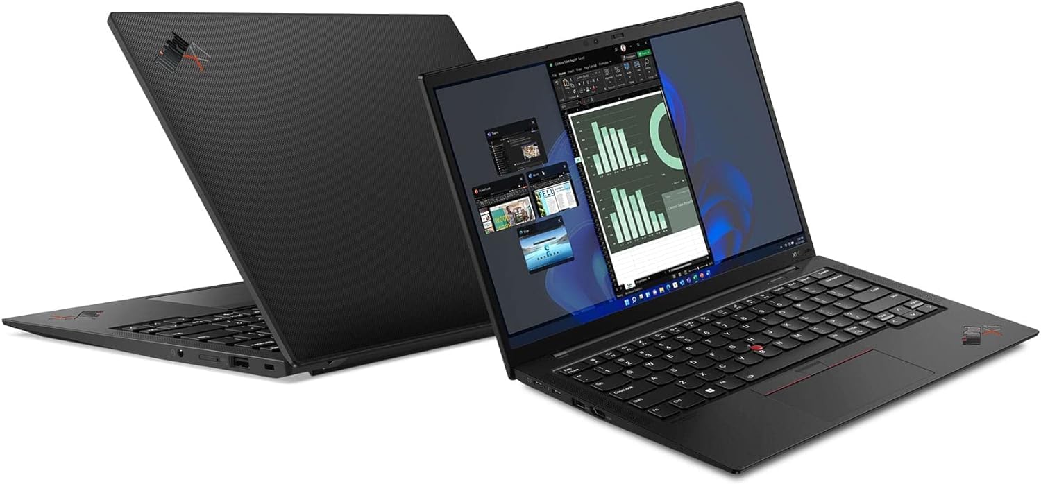 Best Notebooks New ThinkPad X1 Carbon Gen 9 14inch Laptop 4K UHD+ IPS, HDR, 500 nits, 11th Core i7-1185G7 up to 4.80GHz 5G LTE Snapdragon X55 (2TB SSD|32GB RAM) Win 10 Pro Evo i7|2TB RAM|4K