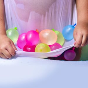 prextex 600 easy fill water balloons - bulk balloon pack for water sports fun, splash fights for swimming pool backyard toy and outdoors, summer outdoor water game and party favors