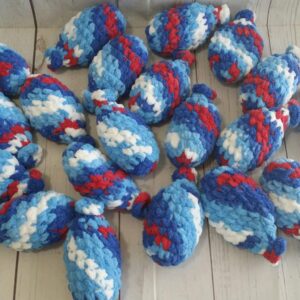 Crochet Reusable Water Balloons RWB, handmade JeannieLD Crochet - Multiple quantities to choose from