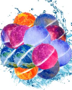 reusable water bombs[2024 newdesign]magnetic water balloons quick fill self sealing summer water balls outdoor games toys activities for kids/teens/boys/girls/pool/backyard fun