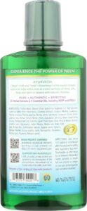 auromere ayurvedic mouthwash, fluoride free, alcohol free, 16 fluid ounce (pack of 3)