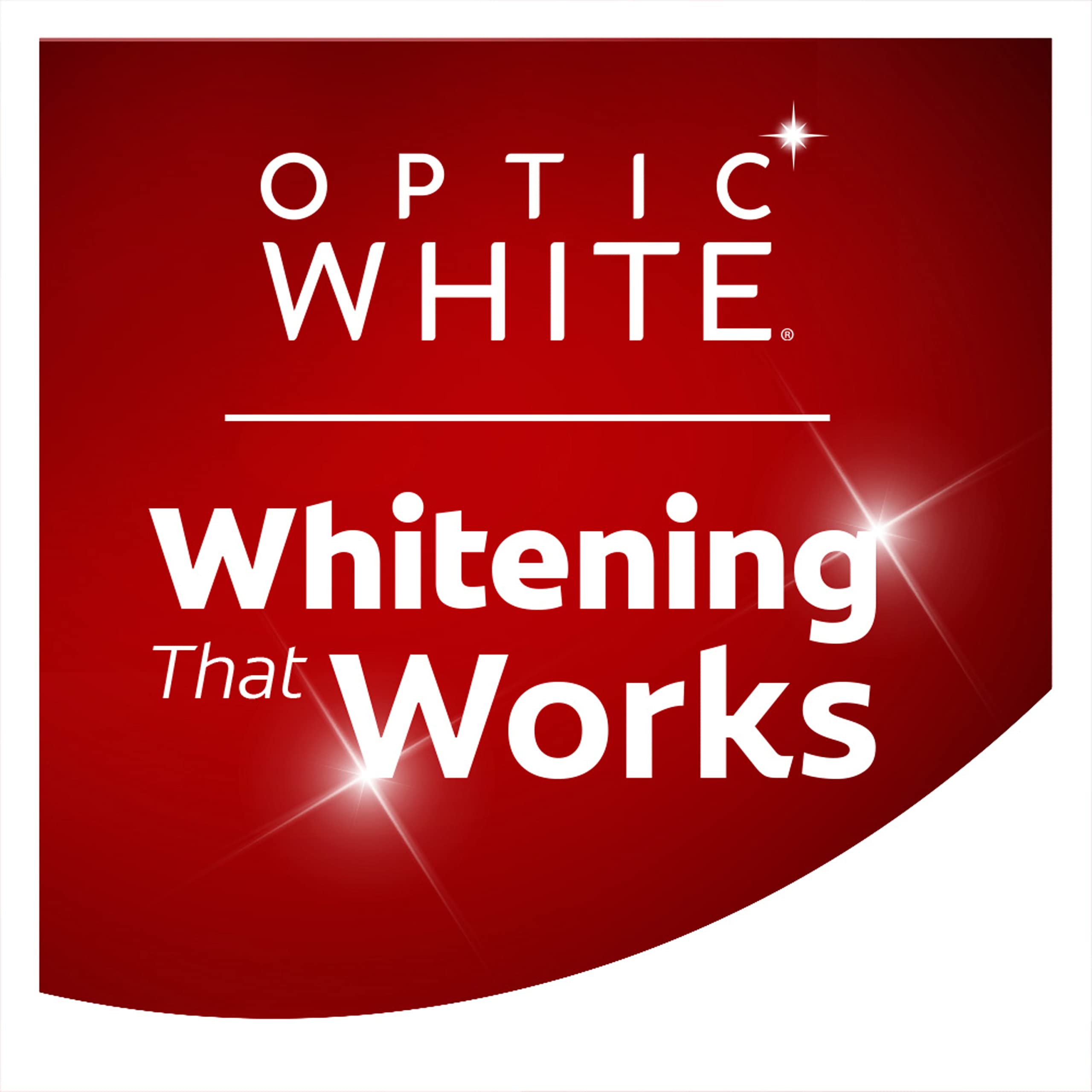 Colgate Optic White Stain Fighter Stain Removal Toothpaste, Fresh Mint Gel, 4.2 Oz