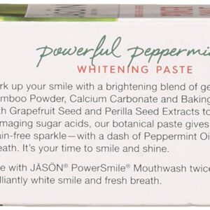 JASON NATURAL PRODUCTS TPSTE,POWERSMILE, 6 OZ (Pack of 3)