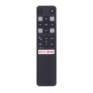 new replacement remote control rc802v fnr1 fit for tcl android 4k smart tv 50s434 55s434 75s434 40s330 70s430 32s334 55s435 50s435 43s434 32s6500a [no voice function]