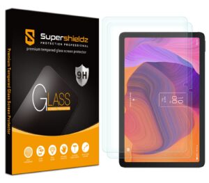 supershieldz (2 pack) designed for t-mobile revvl tab 5g 10.36 inch/tcl tab pro 5g 10.36 inch/tcl tabmax 10.4 inch screen protector, (tempered glass) anti scratch, bubble free