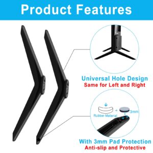 TV Stand Base TV Legs Compatible with TCL 28 32 40 43 49 50 55 65 Inch 4K UHD HDR Roku Smart TV, TV Stand Legs for TCL TV Model 28S305, 32S330, 40S330, 43S423, 43S425, 49S321, 50S425, 55S423, 65S453