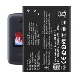 soseieiu tli017d1 battery,(𝟮𝟬𝟮𝟰 𝗡𝗲𝘄 𝗨𝗽𝗴𝗿𝗮𝗱𝗲𝗱) replacement battery for tcl flip pro vzw-tcl-4056w/4056s phone 2000mah 3.85v/7.6wh