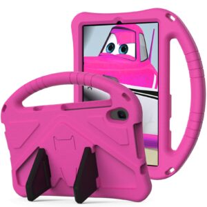 tading kids case for tcl tab 8 le tablet 2023 released, children friendly eva foam protective stand handle cover for tcl tab 8 le (model: 9137w)/ tcl tab 8 wifi (model: 9132x) - hot pink