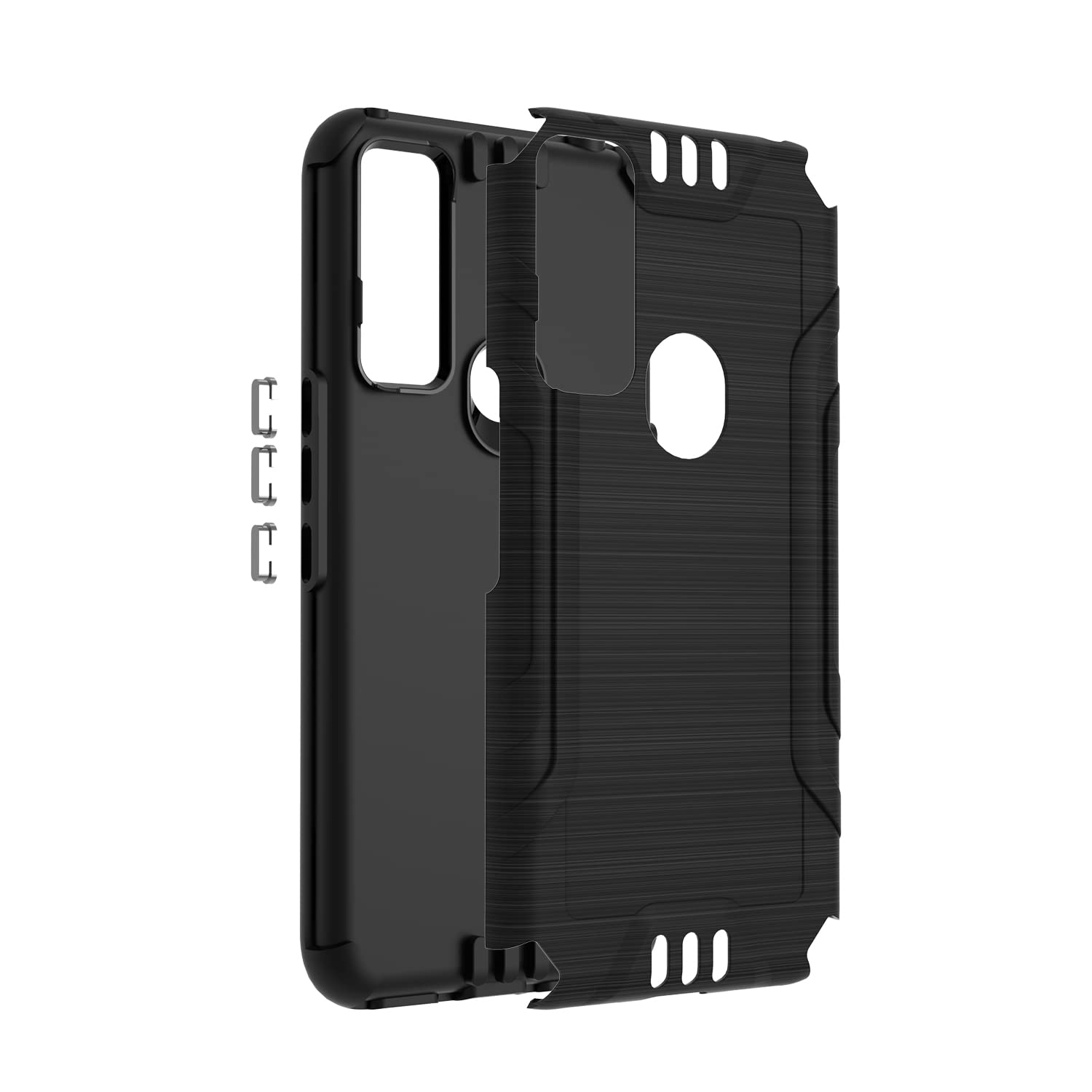 HRWireless Compatible for Alcatel TCL 4X 5G (T601DL)/ TCL 20 A 5G CaseSeries with Premium Original Minimalistic Design for Shock Absorption, Accidental Drops, Scratches, Heavy Duty Cover