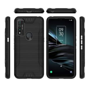 HRWireless Compatible for Alcatel TCL 4X 5G (T601DL)/ TCL 20 A 5G CaseSeries with Premium Original Minimalistic Design for Shock Absorption, Accidental Drops, Scratches, Heavy Duty Cover