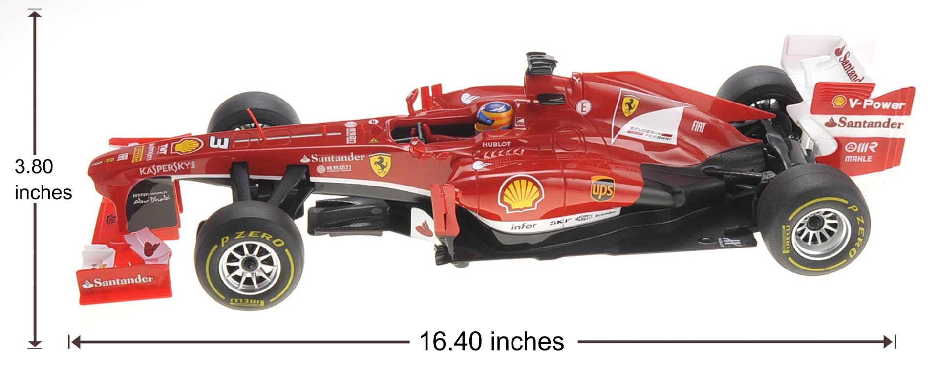 Adams Toy Heaven 1:12 Scale Formula One F1 RTR Official Licensed Model Ferrari Fast Electric RC Car Full Function