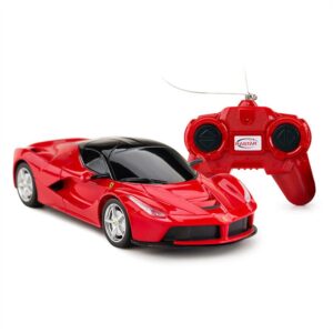 rastar 1/24 scale radio control model car 48900 - ferrari laferrari - red