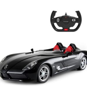 PowerTRC 1:12 Remote Control Mercedes-Benz SLR | RC Electric Sport Hobby Racing Car Model for Boys, Girls & Adults (Black)