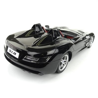 PowerTRC 1:12 Remote Control Mercedes-Benz SLR | RC Electric Sport Hobby Racing Car Model for Boys, Girls & Adults (Black)