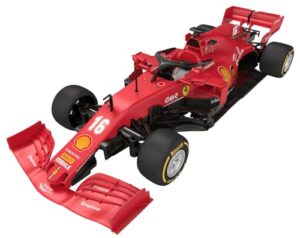 rastar rc car kits to build 1/16 scale compatible with ferrari sf 1000 rc car assembly building kit with remote, 65pcs diy, stem kits for kids ages 8+