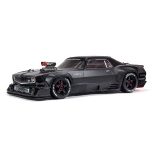 arrma 1/7 felony 6s blx street bash all-road muscle car rtr (ready-to-run transmitter and receiver included, batteries and charger required), black, ara7617v2t1