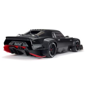 ARRMA 1/7 Felony 6S BLX Street Bash All-Road Muscle Car RTR (Ready-to-Run Transmitter and Receiver Included, Batteries and Charger Required), Black, ARA7617V2T1