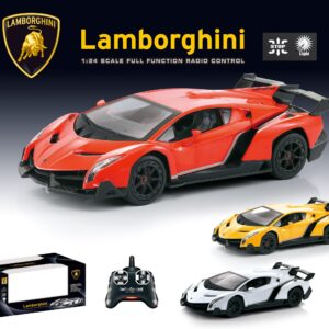 Officially Licensed Remote Control Cars Lambo Sport Racing Hobby Toy Car RC Car Model Vehicle Gift for Toddlers Boys and Girls 866-2425YW