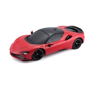 maisto tech r/c 1:24 scale 2.4 ghz ferrari sf90 stradale, red