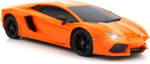 officially licensed remote control cars lamborghini sport racing hobby toy car rc car model vehicle gift for toddlers boys and girls (red-2425, 1:24)