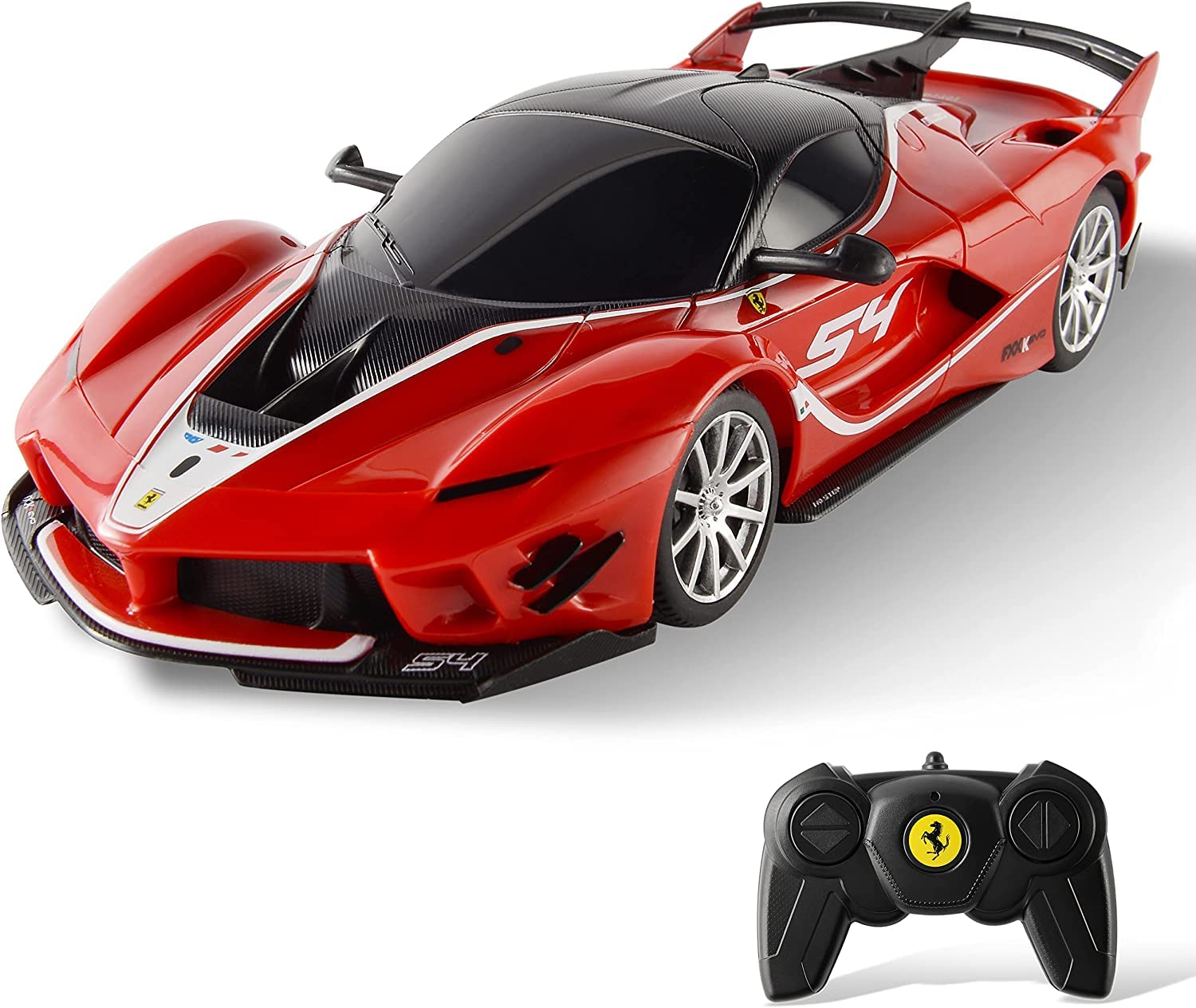 100 CLASSIC Officially Licensed RC Car Ferrari LaFerrari FXX K EVO Remote Control RC Car Series 1:24 Scale Full Function Electric Sport Racing Hobby Toy Car 79300RD