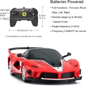 100 CLASSIC Officially Licensed RC Car Ferrari LaFerrari FXX K EVO Remote Control RC Car Series 1:24 Scale Full Function Electric Sport Racing Hobby Toy Car 79300RD