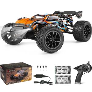 haiboxing rc cars, 1:18 remote control car for adults, 4wd high-speed hobby rc truck 36km/h fast rc drift car waterproof off-road electric rc buggy with 2 batteries, rc vehicle toy gift for boys, kids