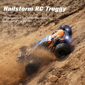 HAIBOXING RC Cars, 1:18 Remote Control Car For Adults, 4wd High-Speed Hobby RC Truck 36km/h Fast RC Drift Car Waterproof Off-Road Electric RC Buggy With 2 Batteries, RC Vehicle toy Gift For Boys, Kids