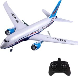 lbkr tech rc plane remote control airplane ready to fly 3 channels rc airplane b787 remote control plane for kids boys adults beginners children