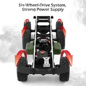 JJRC Rc Cars Rc Trucks Military Off-Road Crawler Rc Trucks, 1:16 Scale 6WD 2.4Ghz Remote Control Trucks Army Cars Toys for Boys Adults and Kids