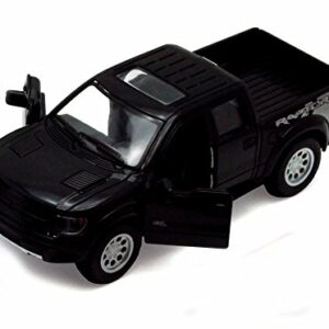 KiNSMART 2013 Ford F-150 SVT Raptor Supercrew Black 1:46 Scale 5" Die Cast Metal Model Toy