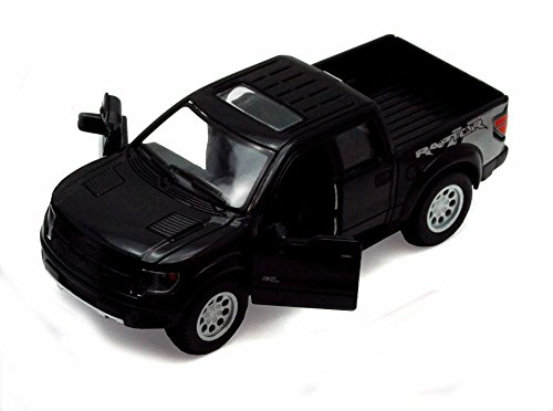 KiNSMART 2013 Ford F-150 SVT Raptor Supercrew Black 1:46 Scale 5" Die Cast Metal Model Toy