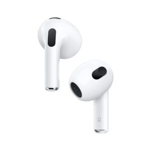 apple airpods with lightning charging case (3rd generation) white (renewed premium)