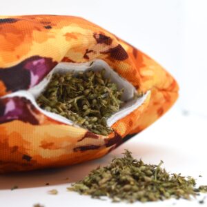 Doggijuana | Refillable Catnip Dog Toy | Naturally Calming | Catnip Grown in The USA (Cookie)